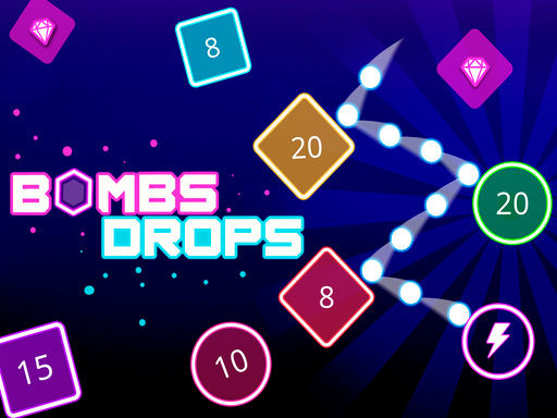 Play Bombs Drops - Physics balls free online game at H5games.online