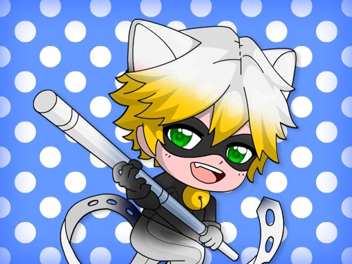 Play Chibi DottedGirl Coloring Book free online game at H5games.online