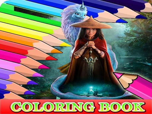 Play Coloring Book for Raya And The Last Dragon free online game at ...