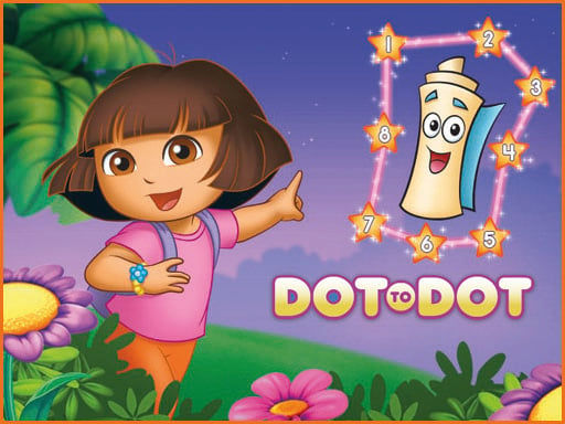 Play Dora Dot to Dot free online game at H5games.online