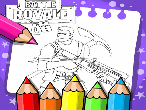 Play Fortnite Coloring Book Game free online game at H5games.online