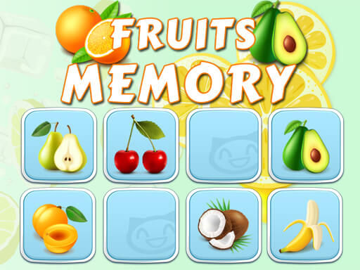Play Fruits Memory HTML5 free online game at H5games.online