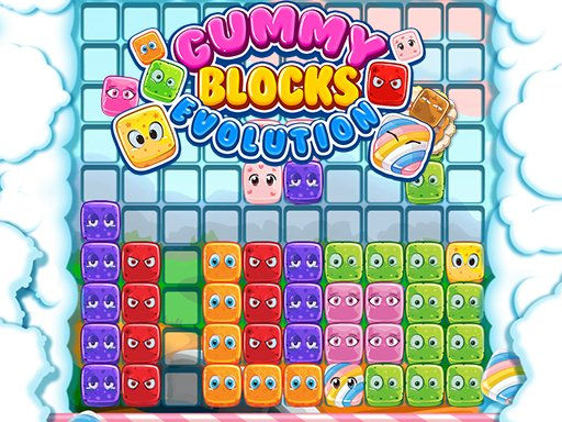 Play Gummy Blocks Evolution free online game at H5games.online