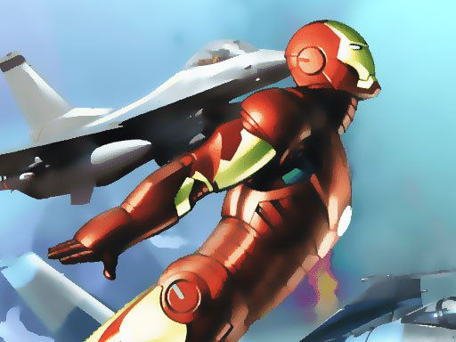 Play Iron Man Plane War free online game at H5games.online