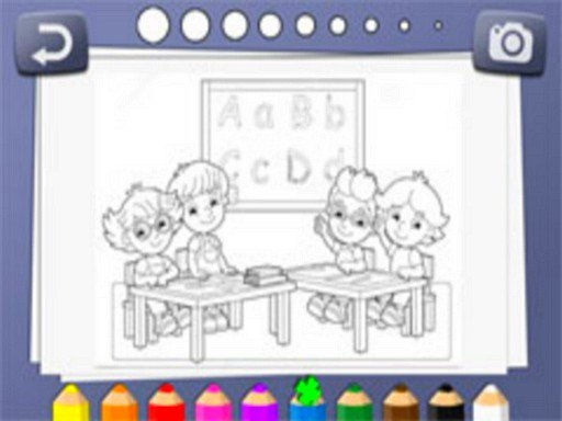 Play Kids Coloring Book free online game at H5games.online