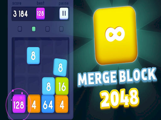 Play Merge Block 2048 free online game at H5games.online