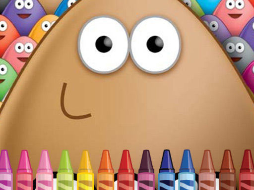Play Pou Coloring free online game at H5games.online