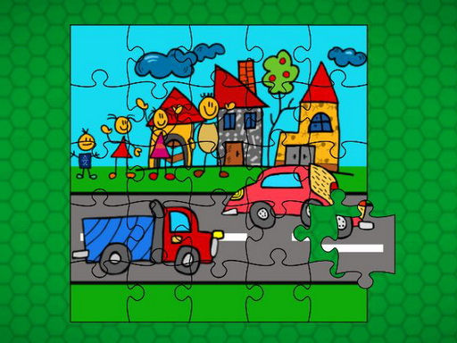 Play Stick Family Fun Time Jigsaw free online game at H5games.online