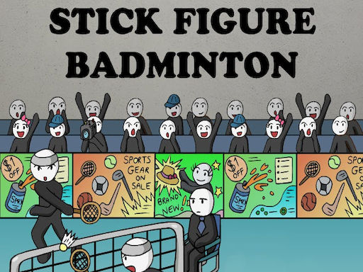 Play Stick Figure Badminton free online game at H5games.online