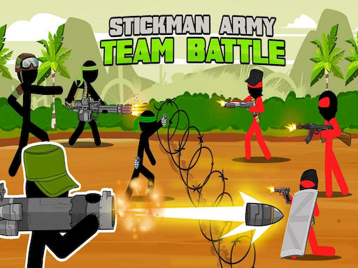Play Stickman Army Team Battle free online game at H5games.online