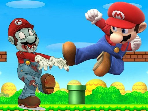 Play Super Mario Shoot Zombies free online game at H5games.online