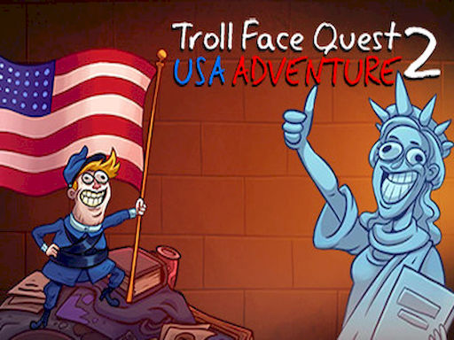 Play Troll Face Quest: USA Adventure 2 free online game at H5games.online