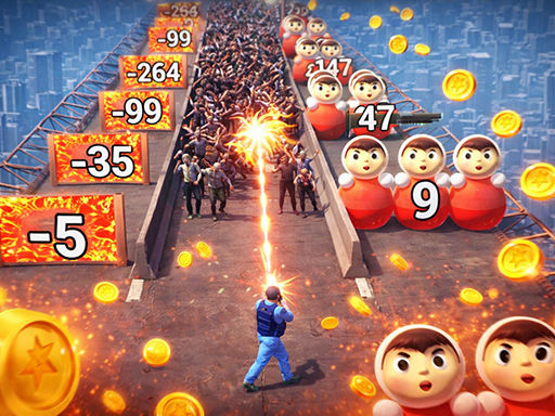 Play Zombie Gun Merge free online game at H5games.online